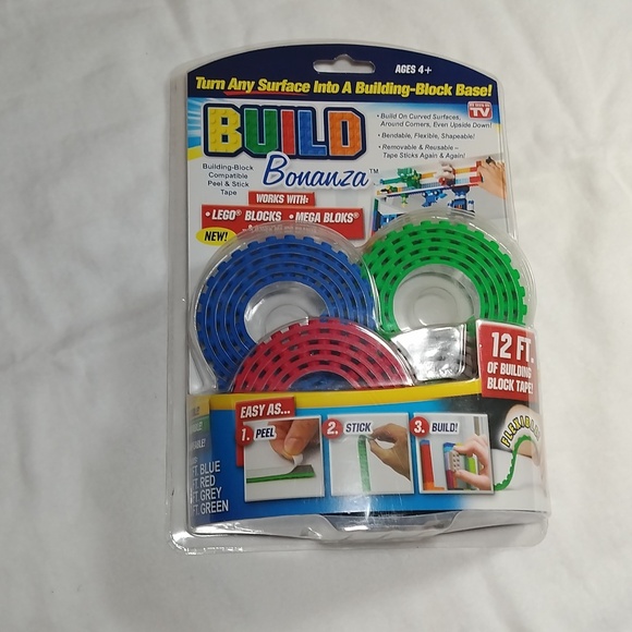 Lego | Toys | Lego Build Bonanza 2 Feet Of Building Block Tape Brand ...